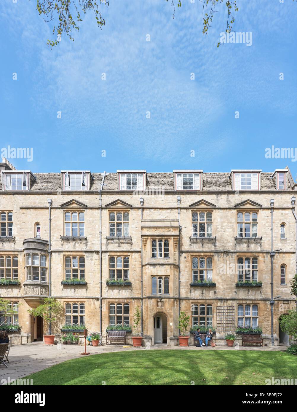 The Grove court at Lincoln College, University of Oxford, England Stock ...