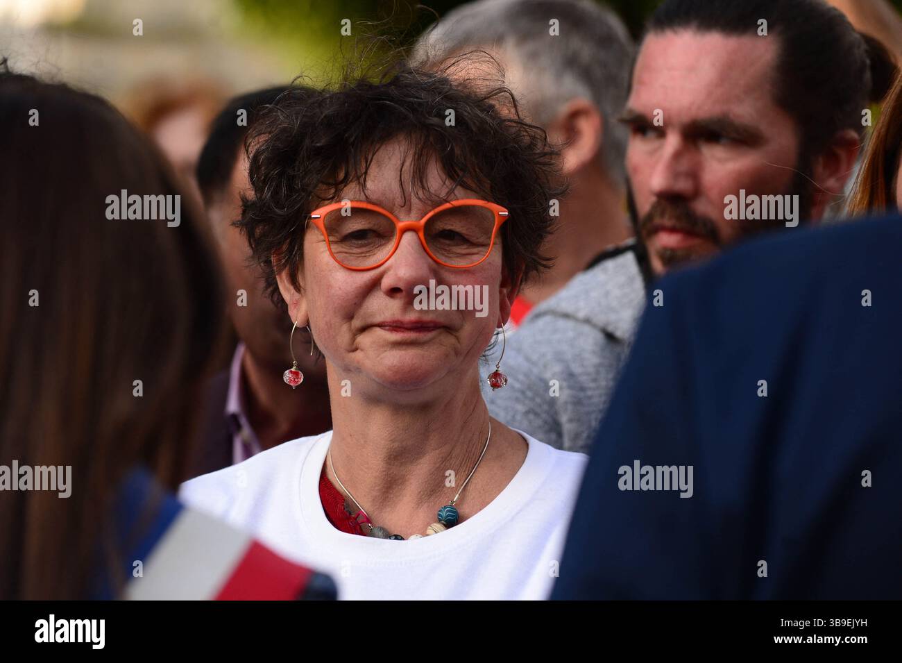 Paris, France. 07th May, 2025. Mireille Kohler mother of Cecile Kholer ...