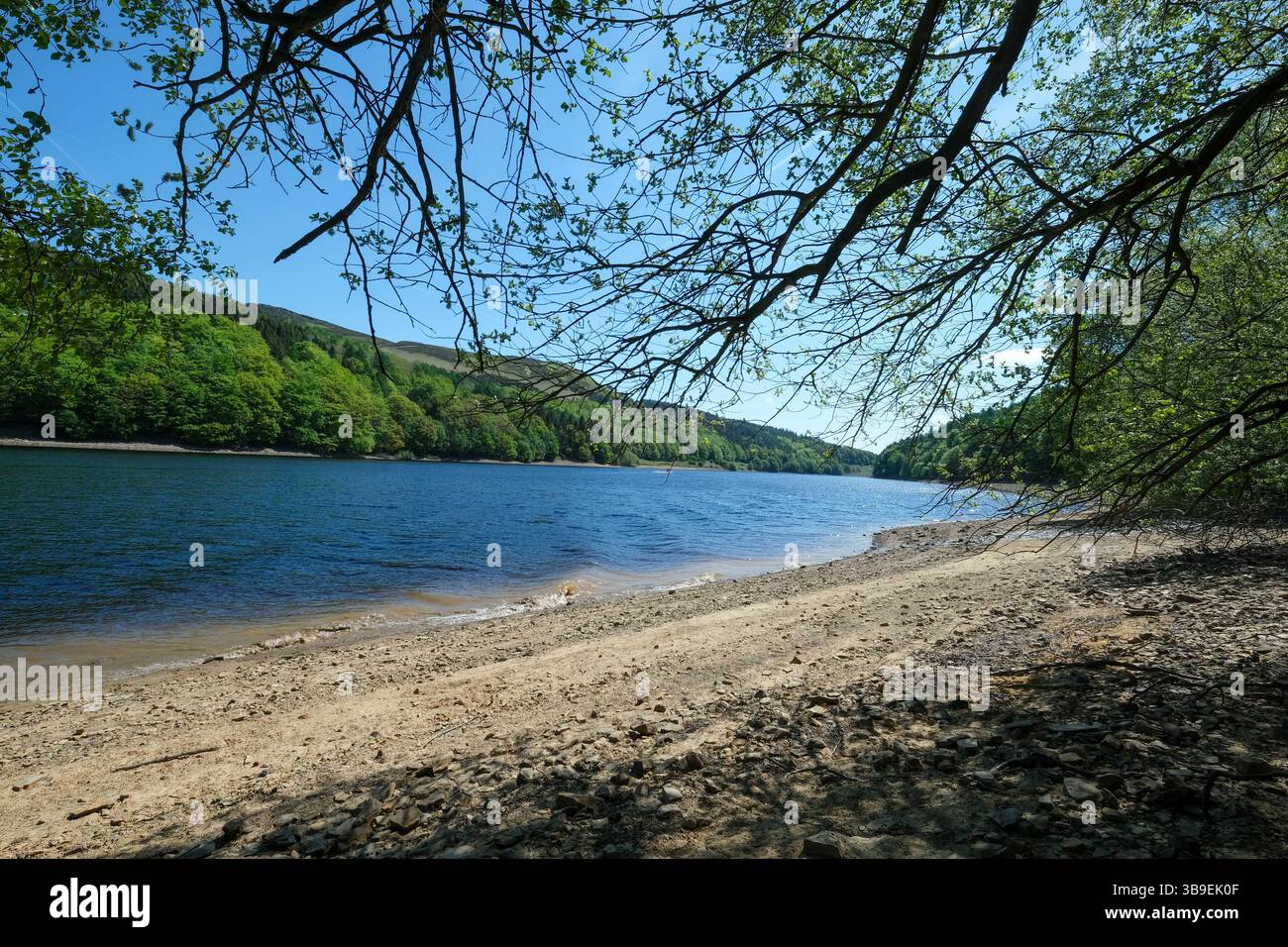 Low water at Ladybower reservoir in Sheffield Stock Photo - Alamy