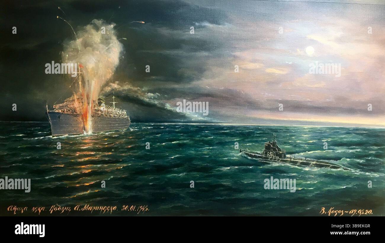 Sinking of the wilhelm gustloff hi-res stock photography and images - Alamy