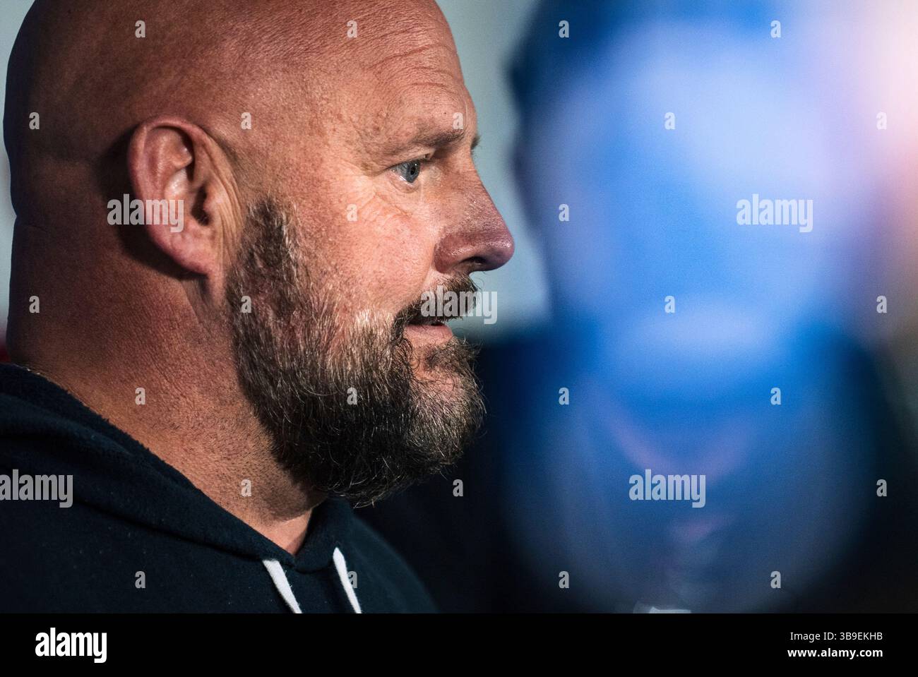 New York Giants coach Brian Daboll speaks at a press conference before ...