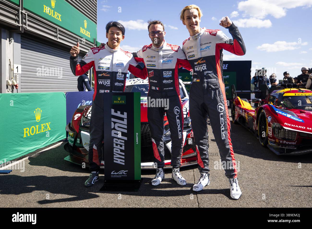 78 NAKAYAMA Yuichi (jpn), GEHRSITZ Finn (ger), ROBIN Arnold (fra), Akkodis ASP Team, Lexus RC F ...