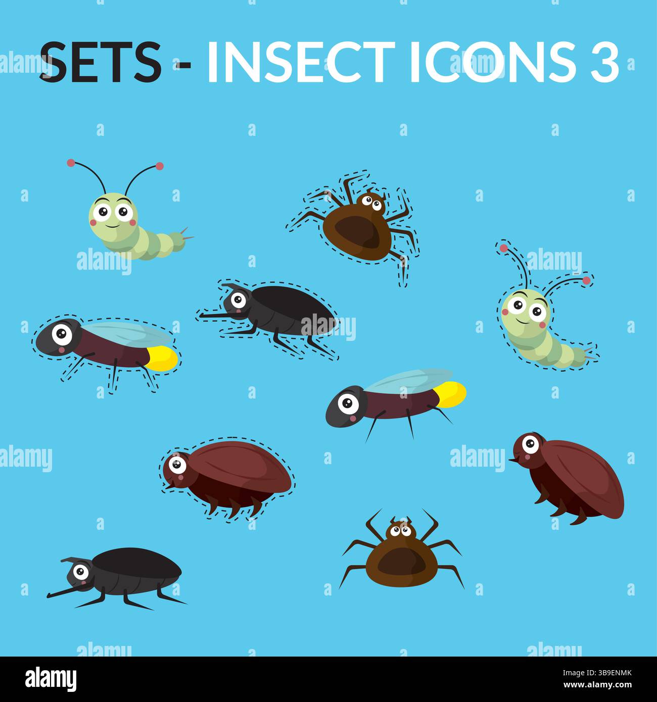 Insect insects animals eyes Stock Vector Images - Alamy