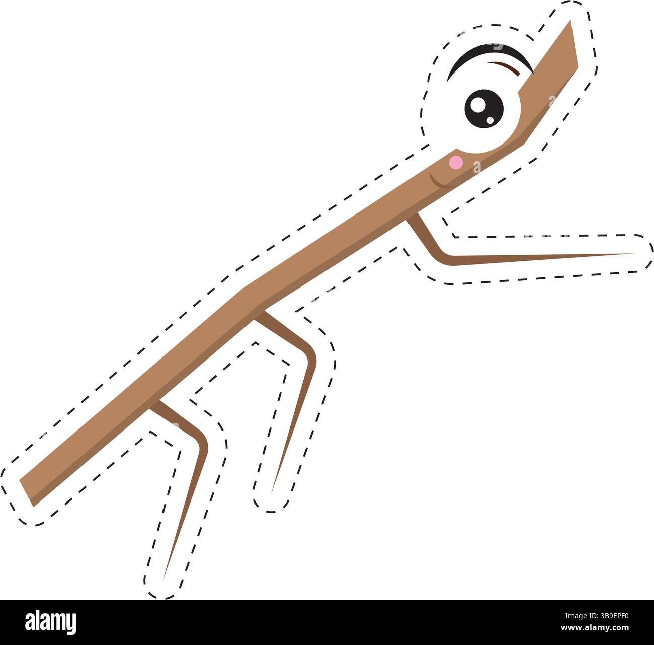 Funny stick insect design. Vector illustration Stock Vector Image & Art ...