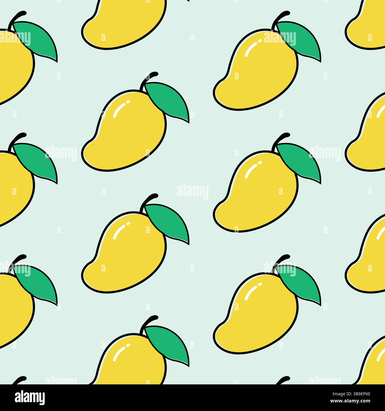 Colorful mango graphic Stock Vector Images - Alamy