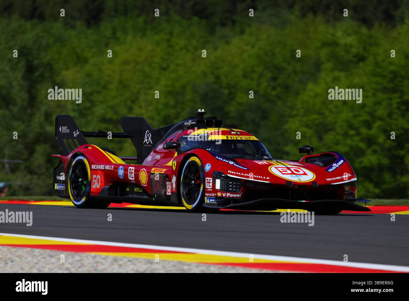 Spa Francorchamps, Belgium. 09th May, 2025. Antonio FUOCO (ITA), Miguel MOLINA (ESP), Nicklas ...
