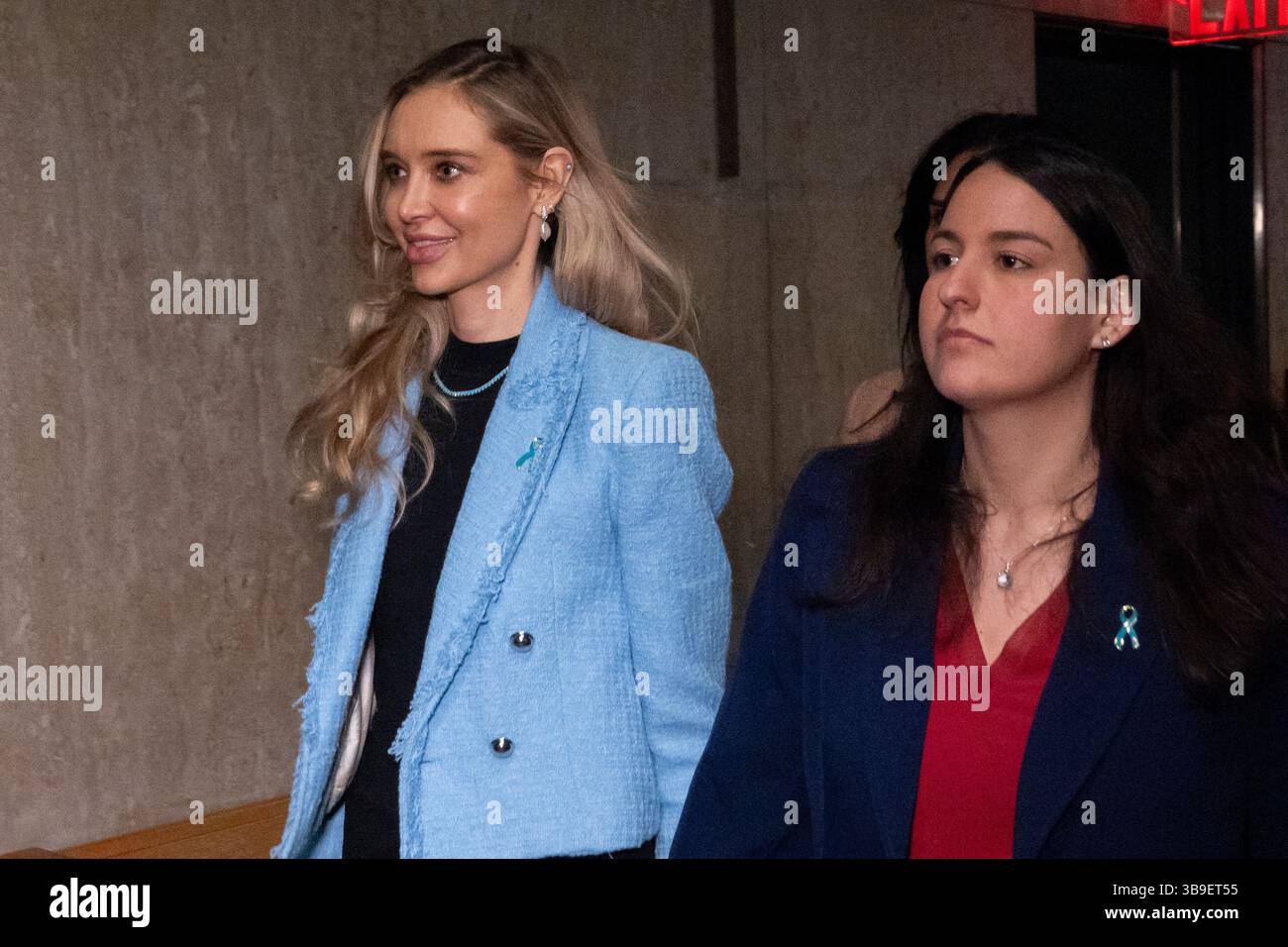 Kaja Sokola walks outside court during Harvey Weinstein's trial at ...