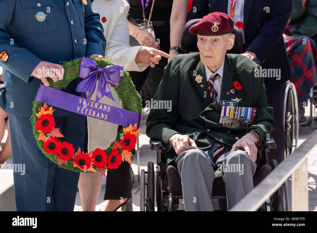 Toronto, Canada. 06th May, 2025. Veteran Christopher Snider prepares to ...