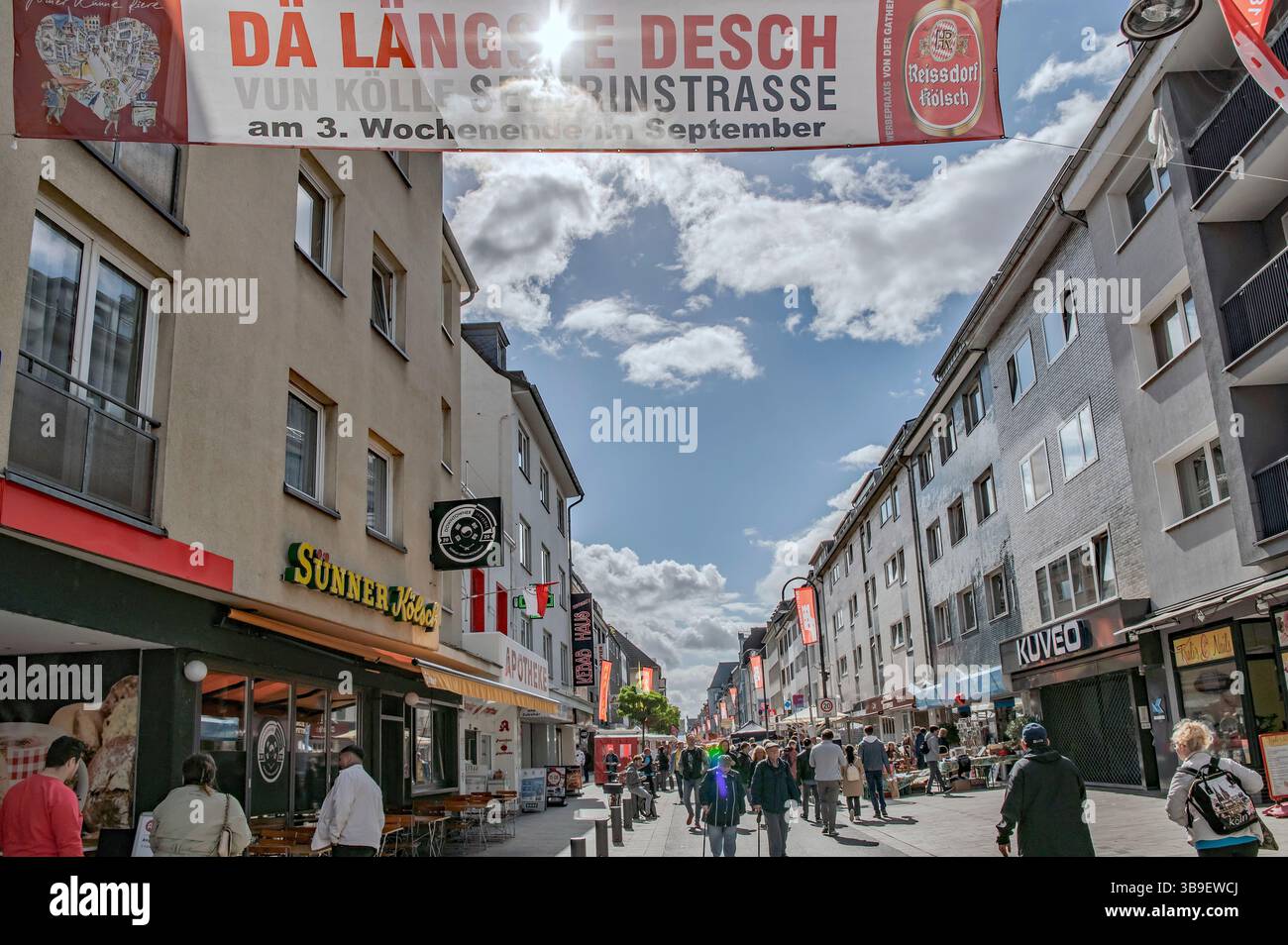 Street festival in the southern part of Cologne Stock Photo - Alamy