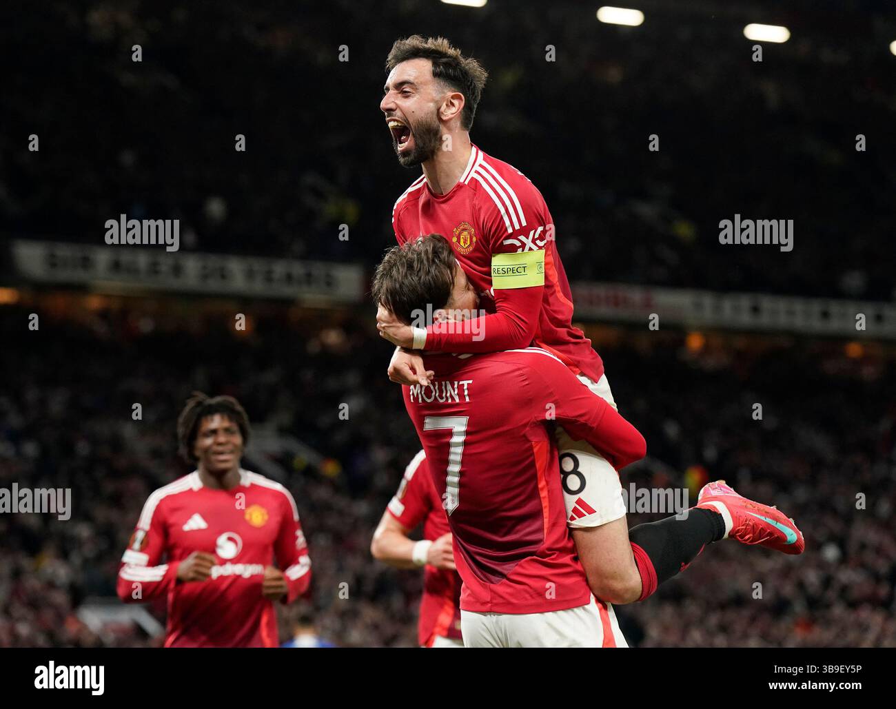 Manchester, UK. 8th May, 2025. Mason Mount of Manchester United ...