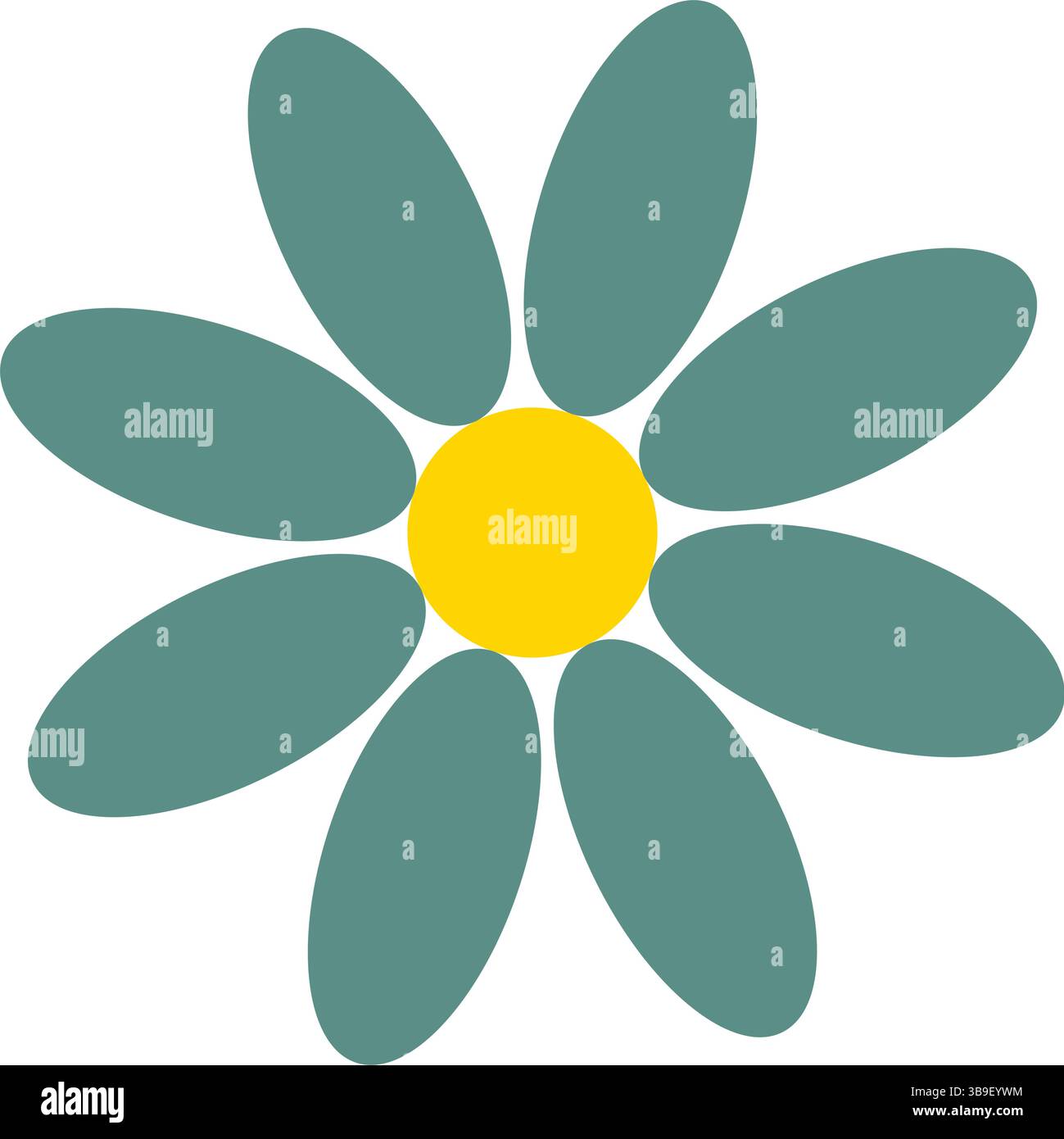 Cartoon daisy flower. Vector illustration Stock Vector Image & Art - Alamy