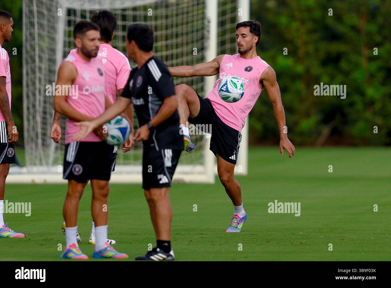 FORT LAUDERDALE, FL - MAY 09: Gonzalo Lujan (2) of Inter Miami CF ...