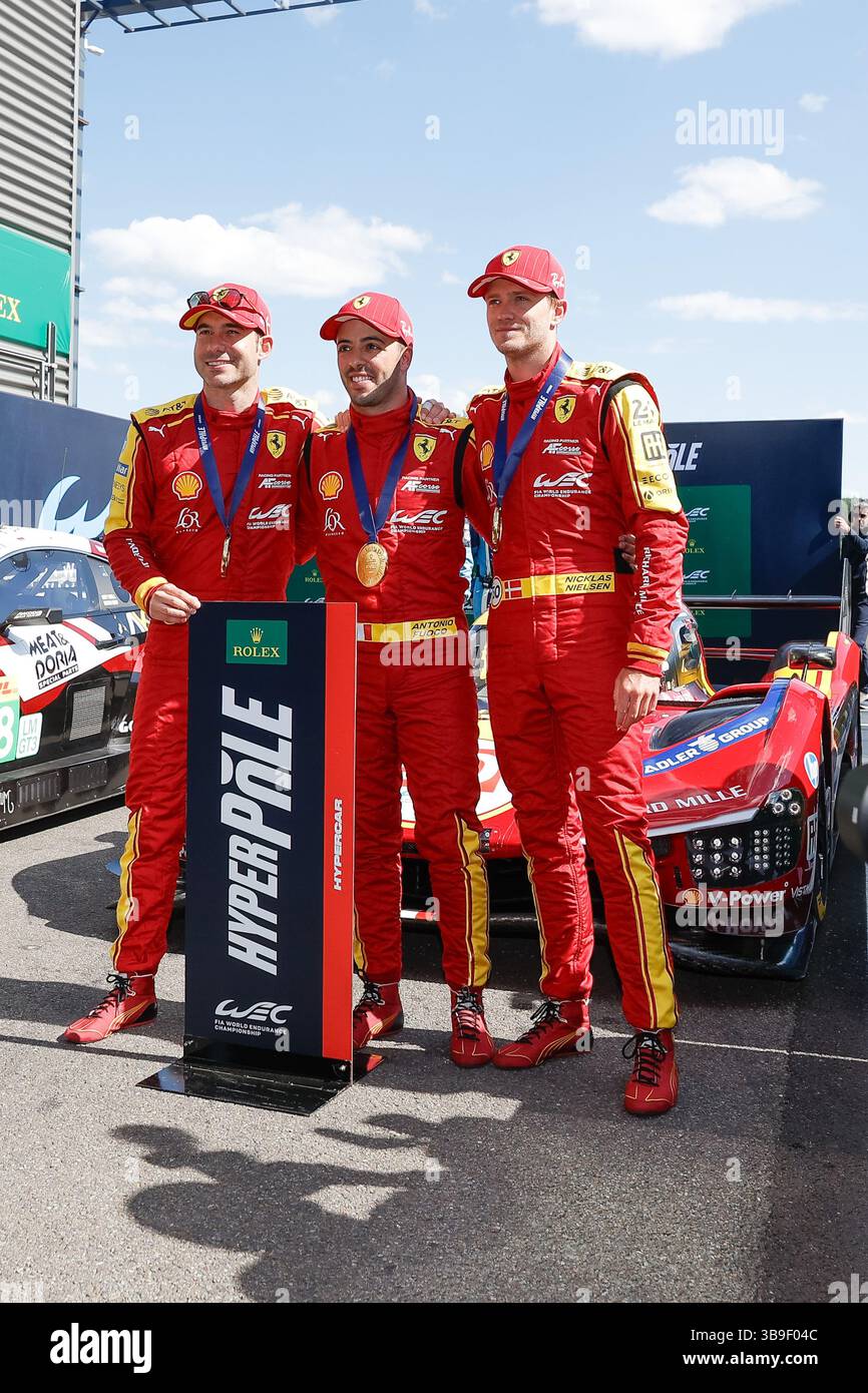 50 FUOCO Antonio (ita), MOLINA Miguel (spa), NIELSEN Nicklas (dnk), Ferrari AF Corse, Ferrari ...