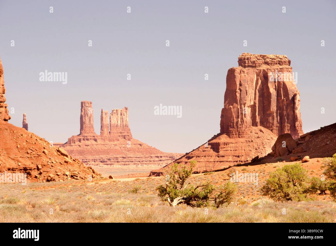 Fantastic Buttes in National Monument Valley Stock Photo - Alamy