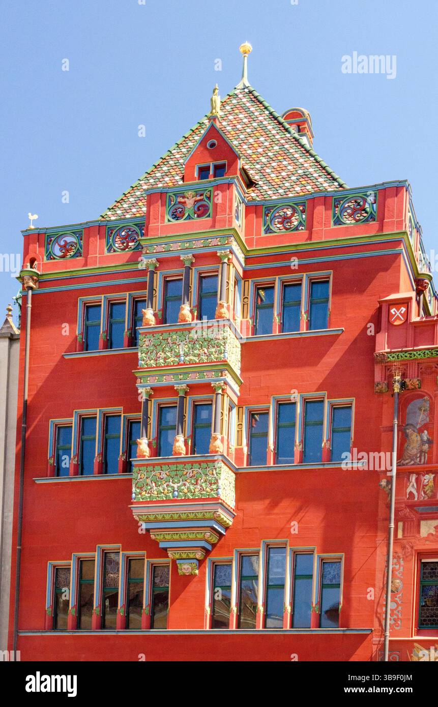 Part of the basel city hall hi-res stock photography and images - Alamy