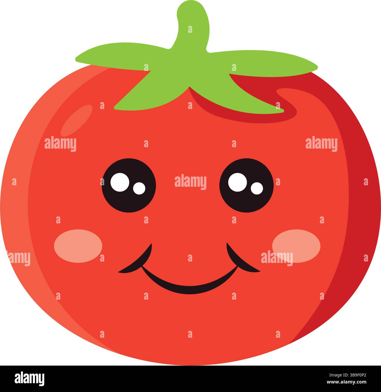 Smiling tomato cartoon. Vector illustration Stock Vector Image & Art ...