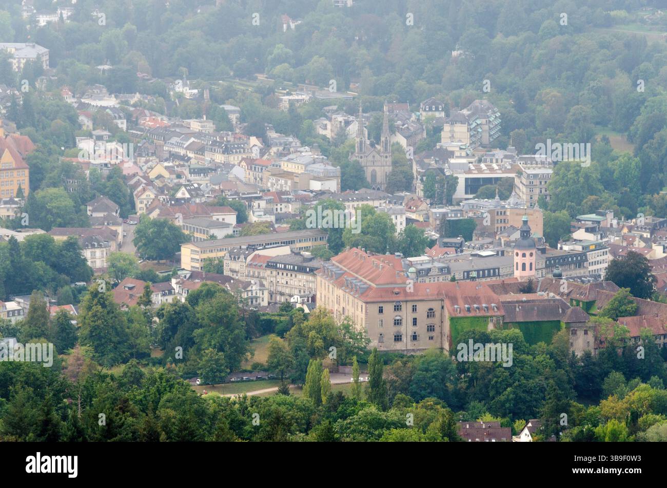 View of Baden-Baden city centre Stock Photo - Alamy
