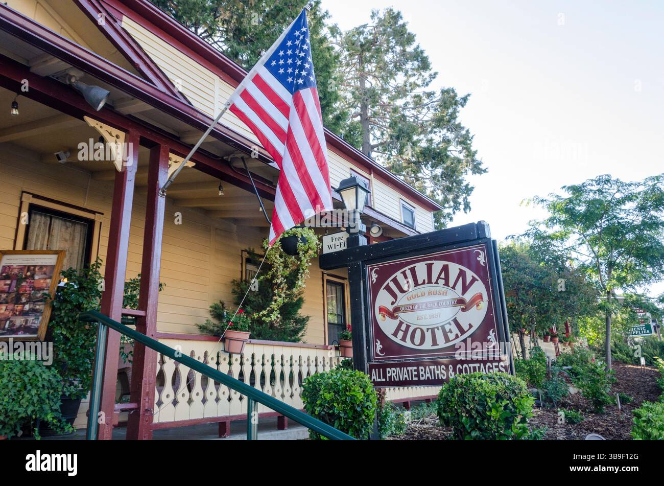 Entrance area of the Julian Hotel Stock Photo - Alamy