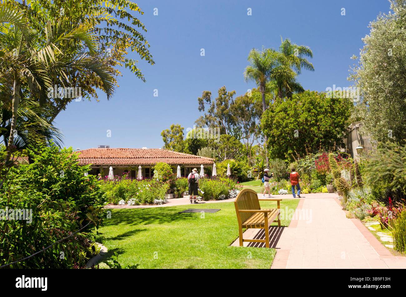 Garden idyll in a botanical garden in California Stock Photo - Alamy