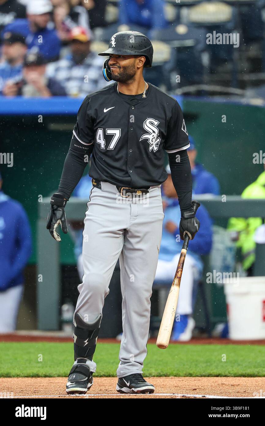 Kansas City, MO, USA. 7th May, 2025. Chicago White Sox right fielder ...