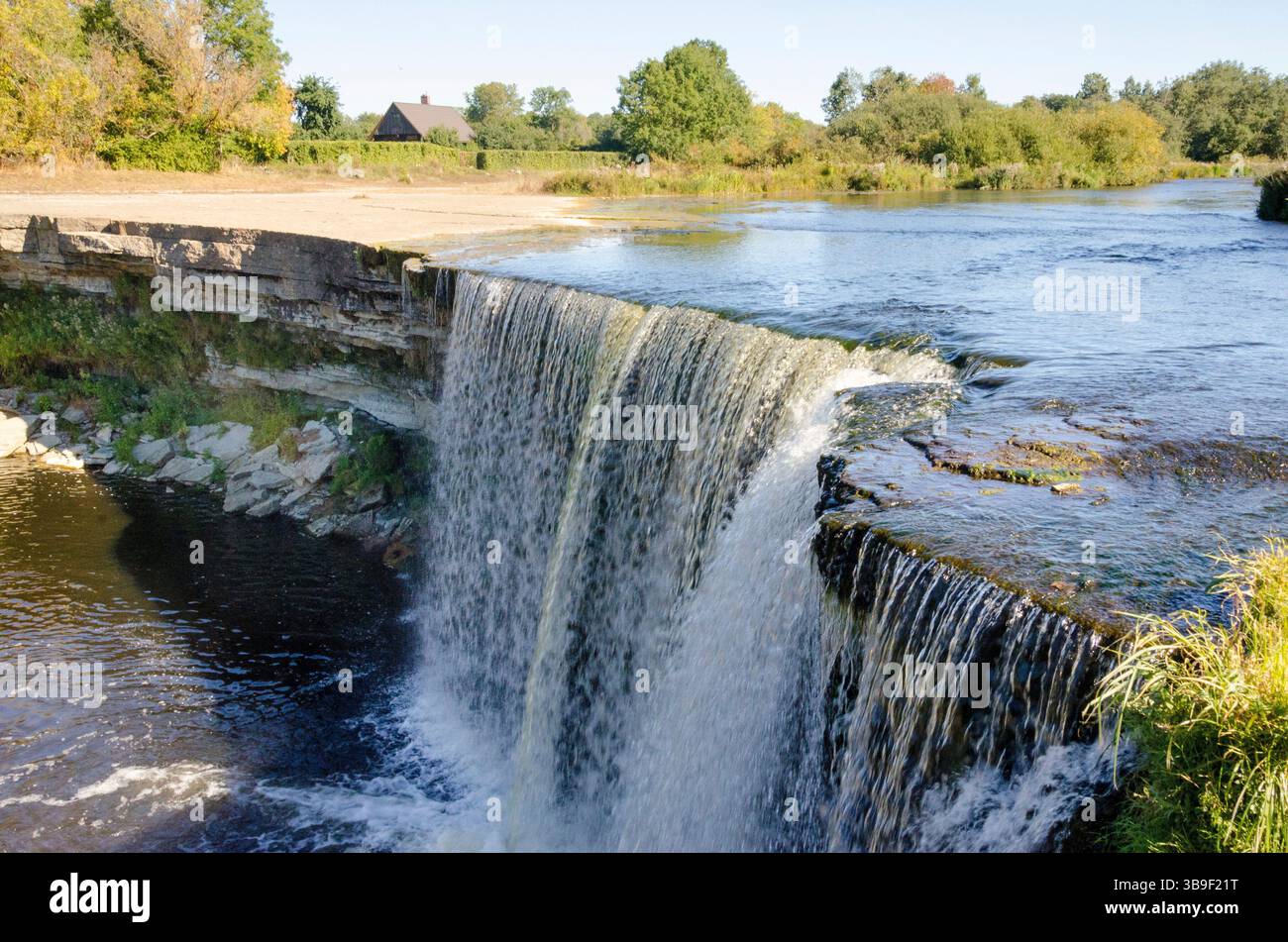 Impressive Jägala Waterfall in Koogi Stock Photo - Alamy