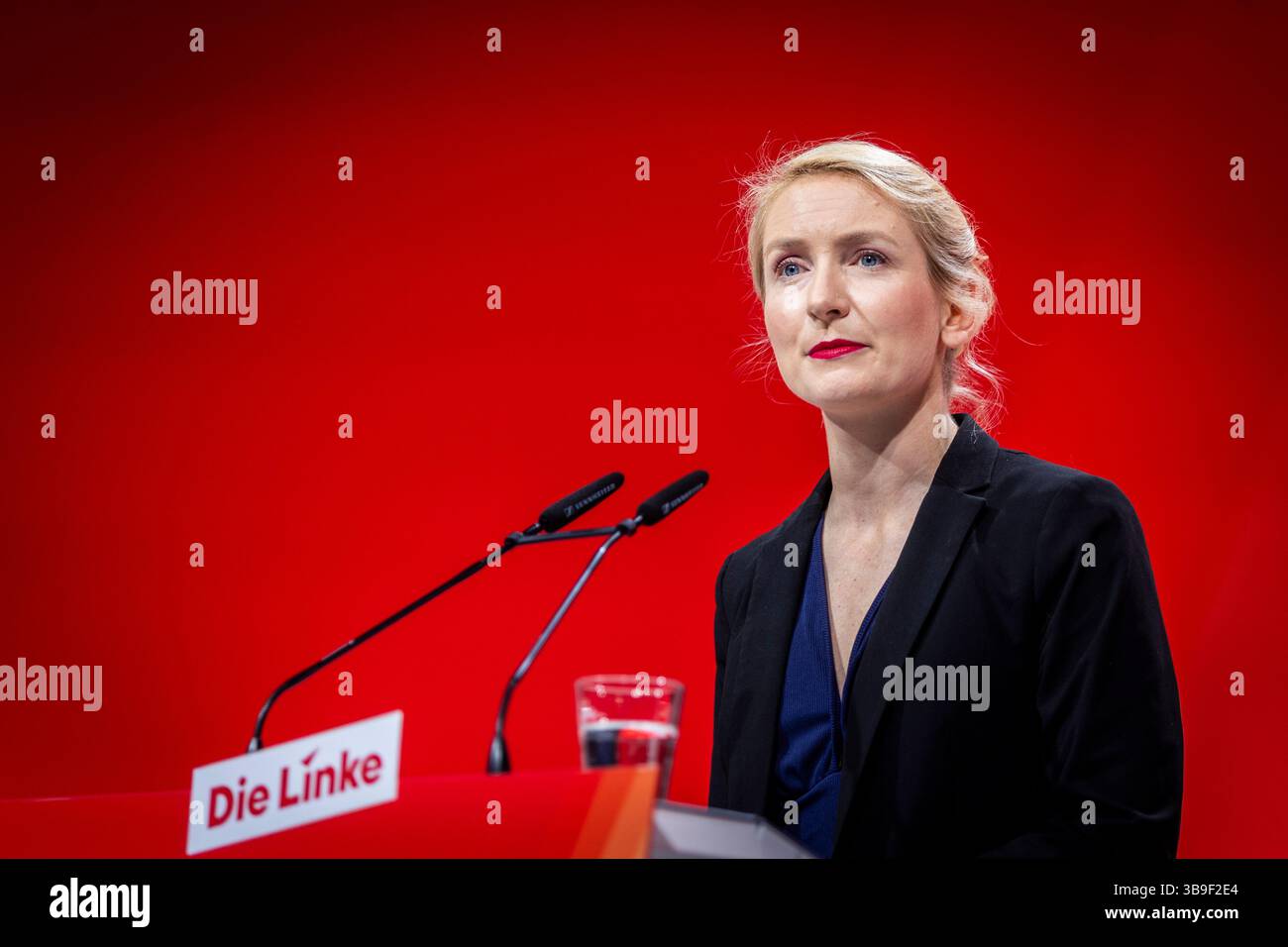 Chemnitz, Deutschland. 09th May, 2025. Ines Schwerdtner, party leader ...