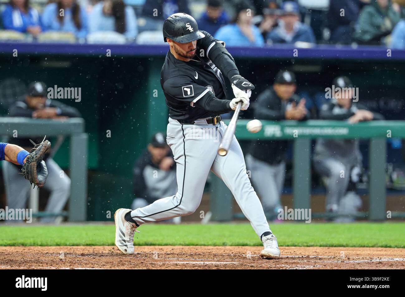 Kansas City, MO, USA. 7th May, 2025. Chicago White Sox shortstop Jacob ...