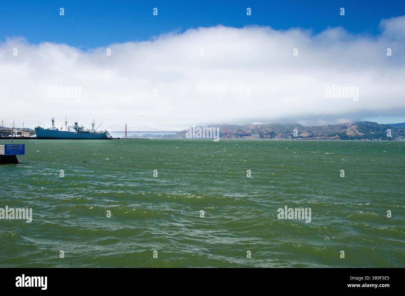 Golden Gate Bridge on the horizon Stock Photo - Alamy
