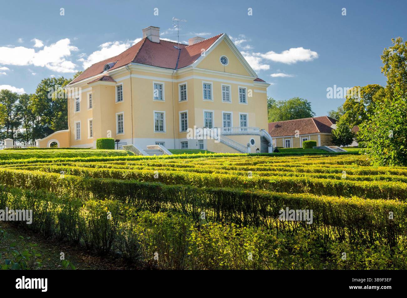 Baroque manor house Palmse with garden Stock Photo - Alamy