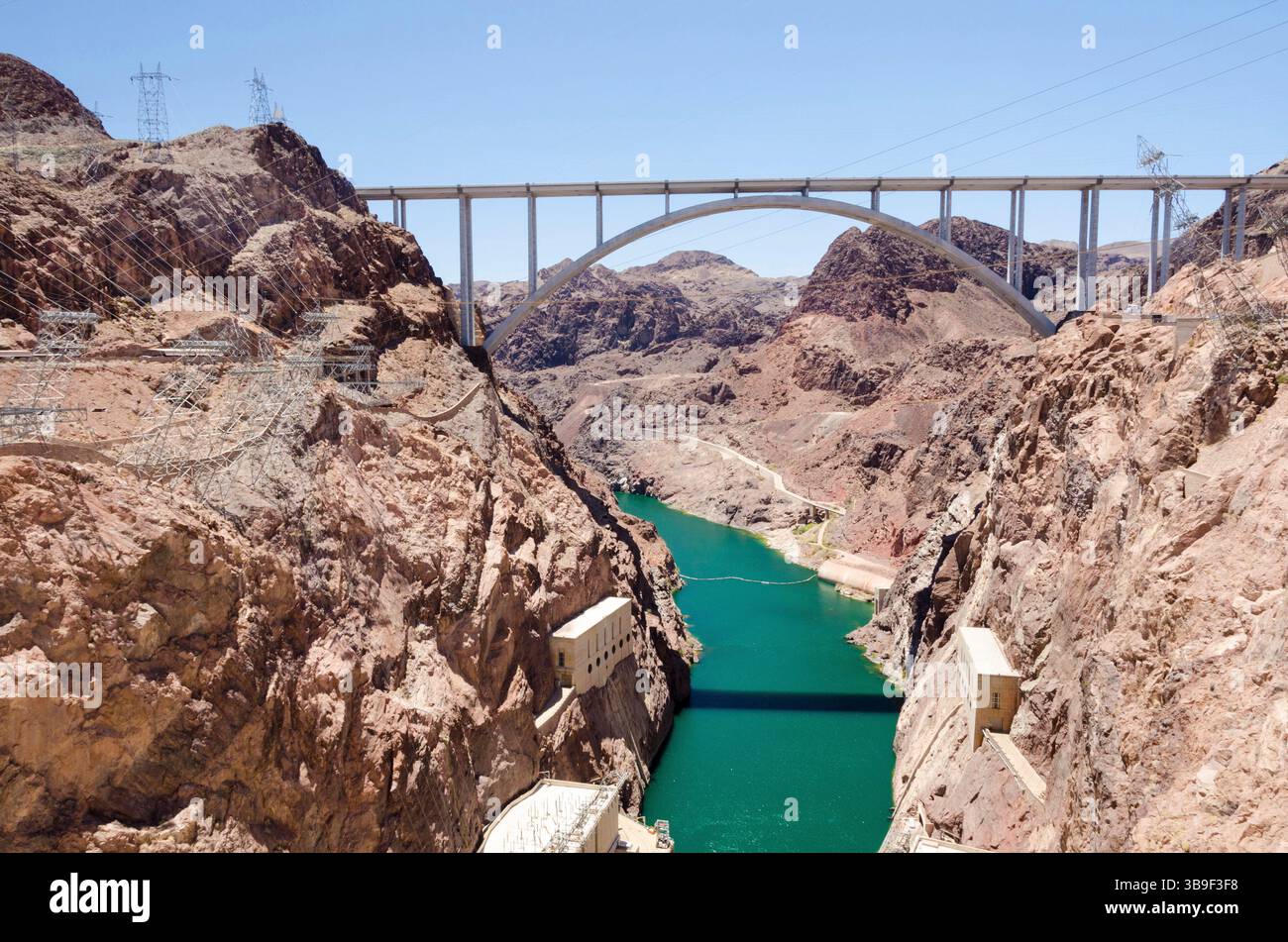 Mike O'Callaghan Pat Tillman Memorial Bridge with US-11 and Colorado ...