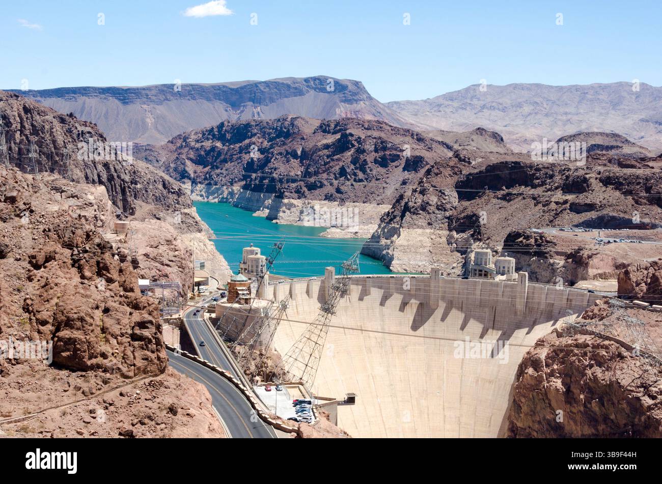 Dam of Hoover Dam and Colorado River Stock Photo - Alamy
