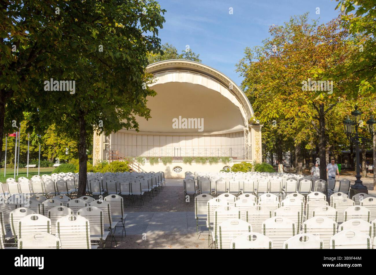 Concert shell in the Kurpark Baden-Baden Stock Photo - Alamy