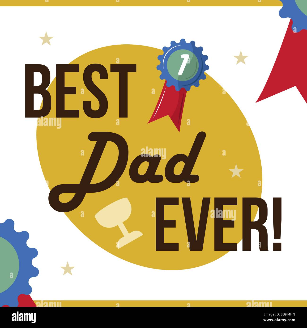 Best dad trophy Stock Vector Images - Alamy