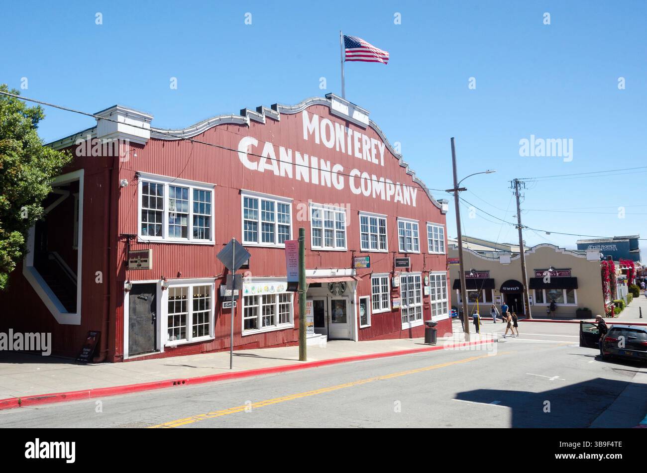 Building of the Monterey Canning Company Stock Photo - Alamy