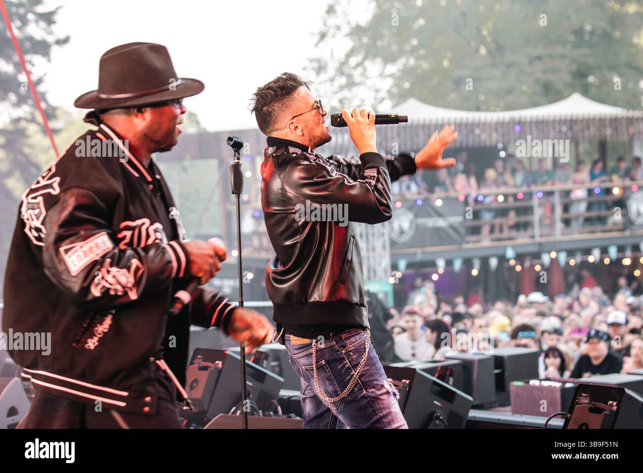 Peter Andre performing at Teddy Rocks Festival 2025. Credit: Charlie ...
