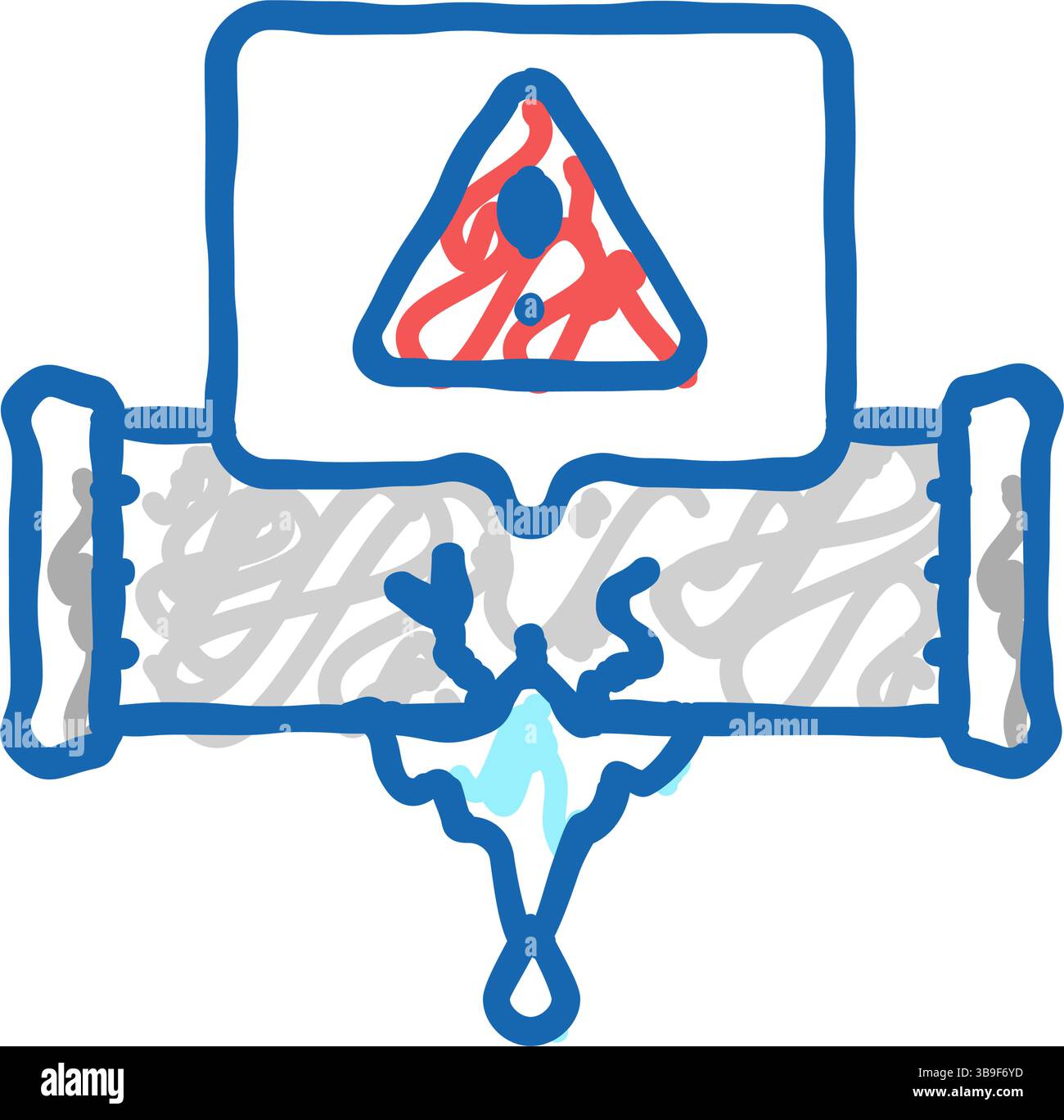 Water leak detection Stock Vector Images - Alamy