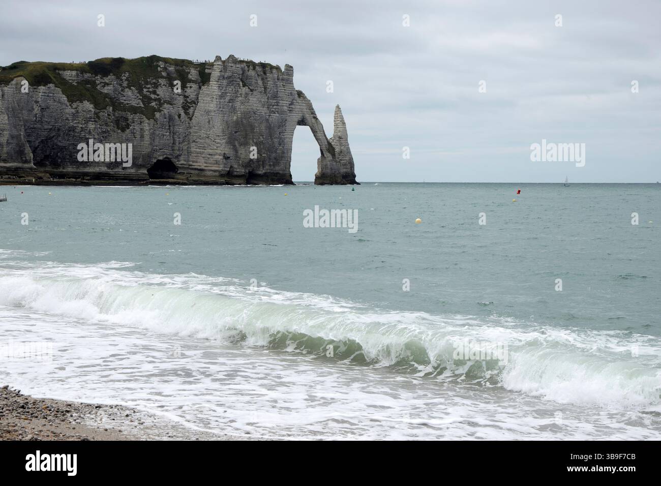 Chalk Coast near Etretat Stock Photo - Alamy