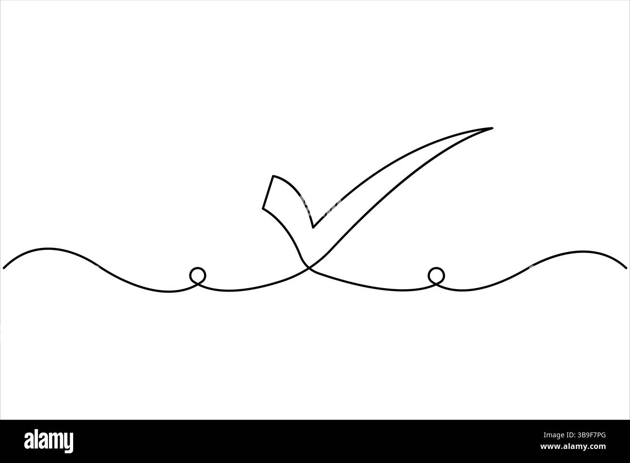 Hand drawn checkbox checkmark hi-res stock photography and images - Alamy