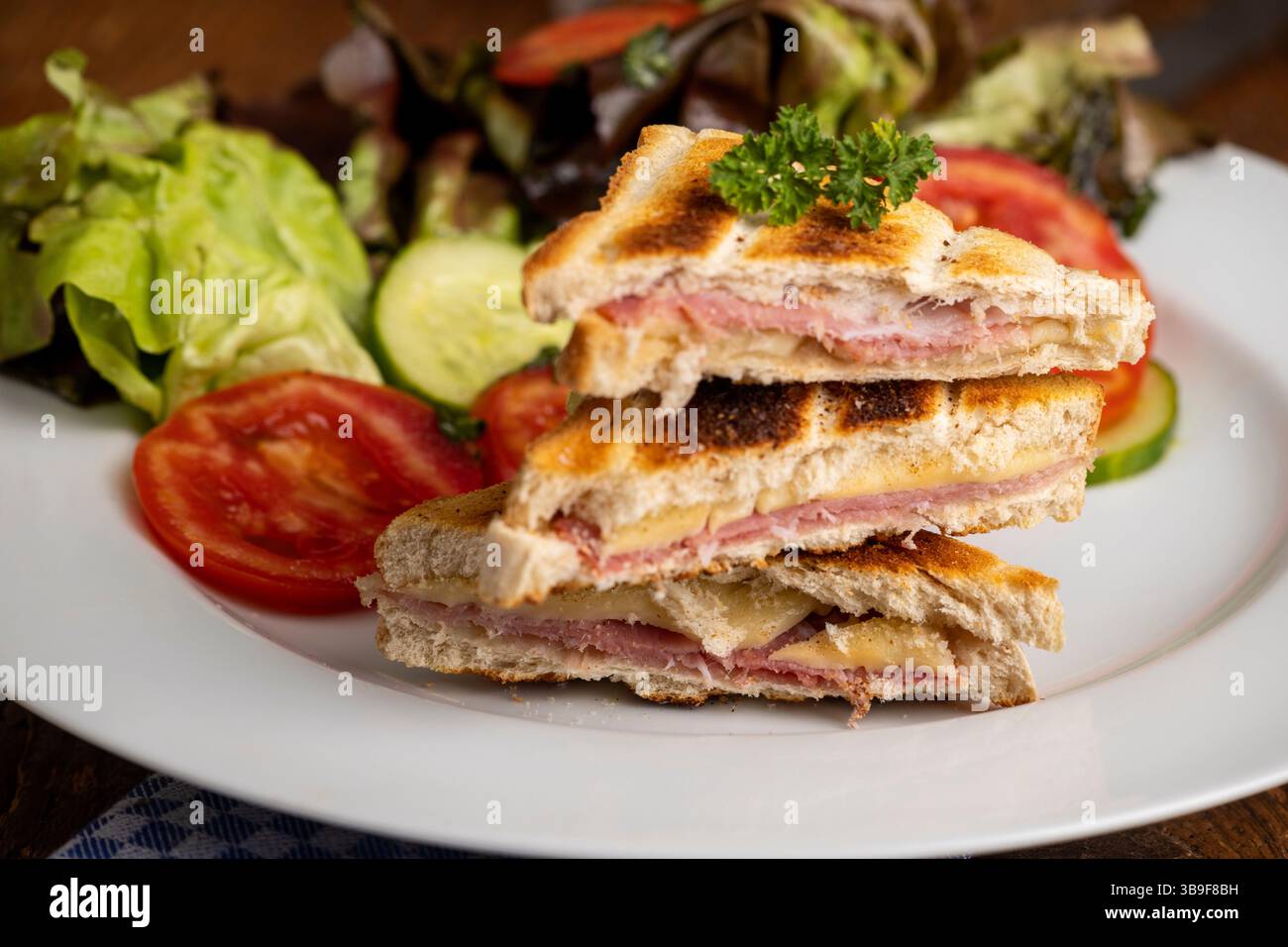Sandwiches tomato cheese stacked hi-res stock photography and images ...