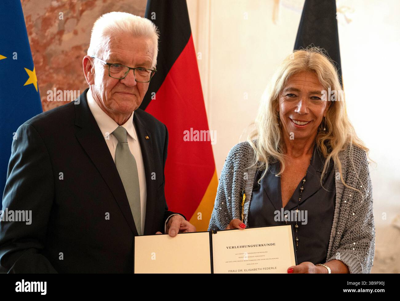Mannheim, Germany. 09th May, 2025. The Minister President of Baden ...