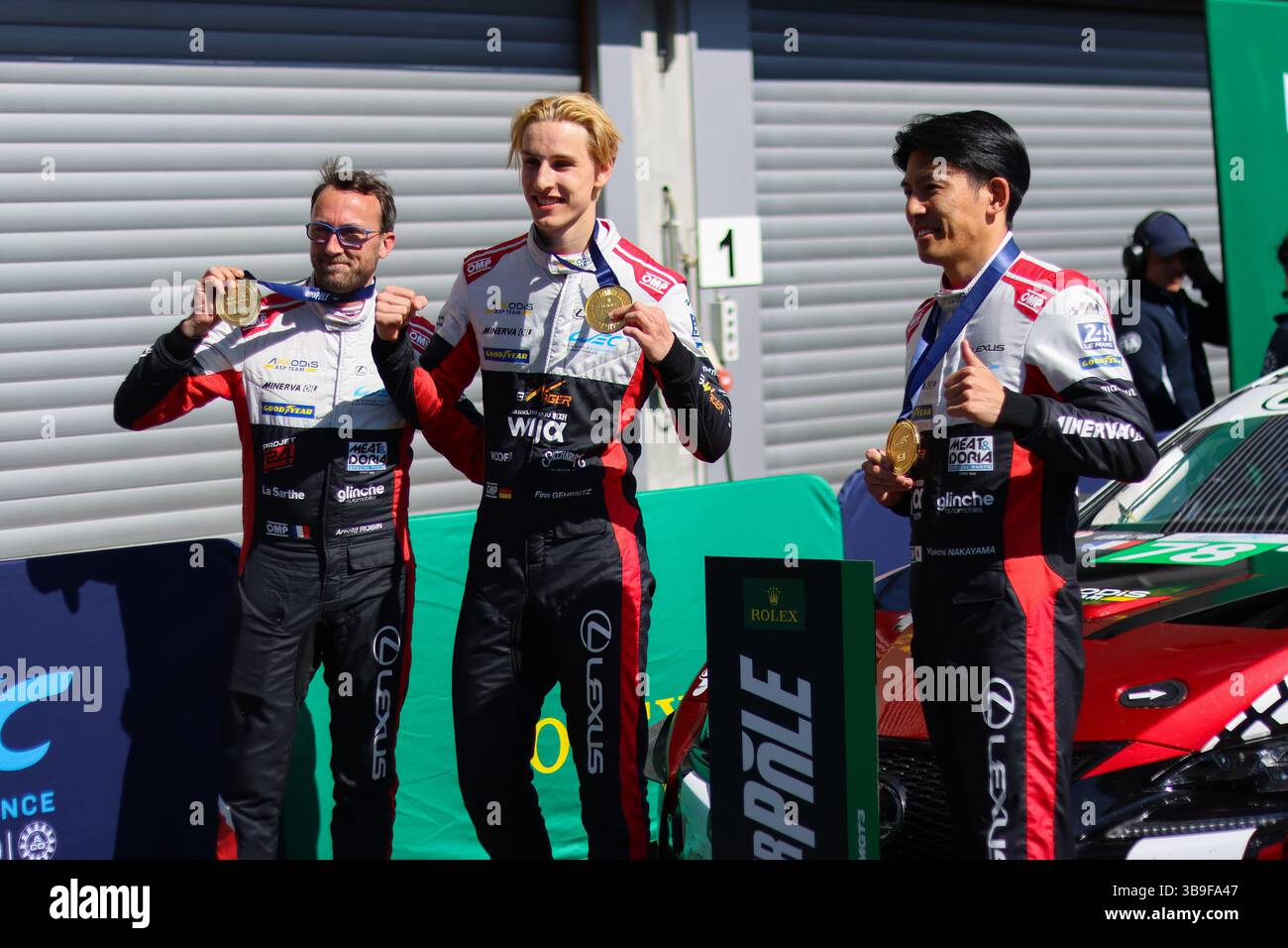 Francorchamps, Belgium. 09th May, 2025. #78 LEXUS TEAM AKKODIS ASP ...