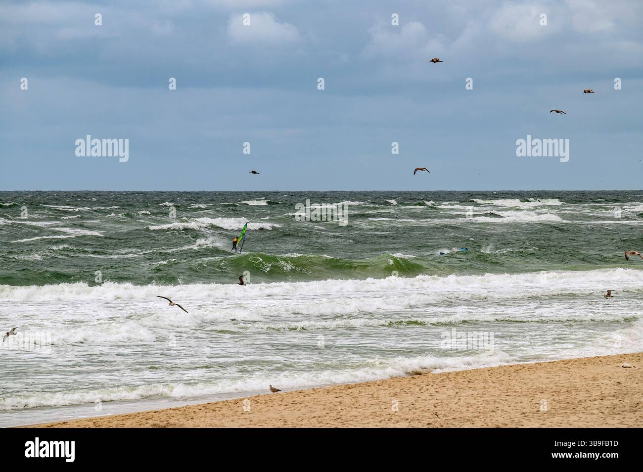 North Sea waves off Sylt Stock Photo - Alamy