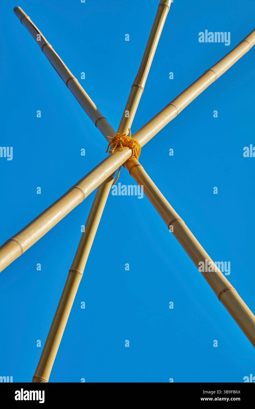 Bamboo support structure hi-res stock photography and images - Alamy
