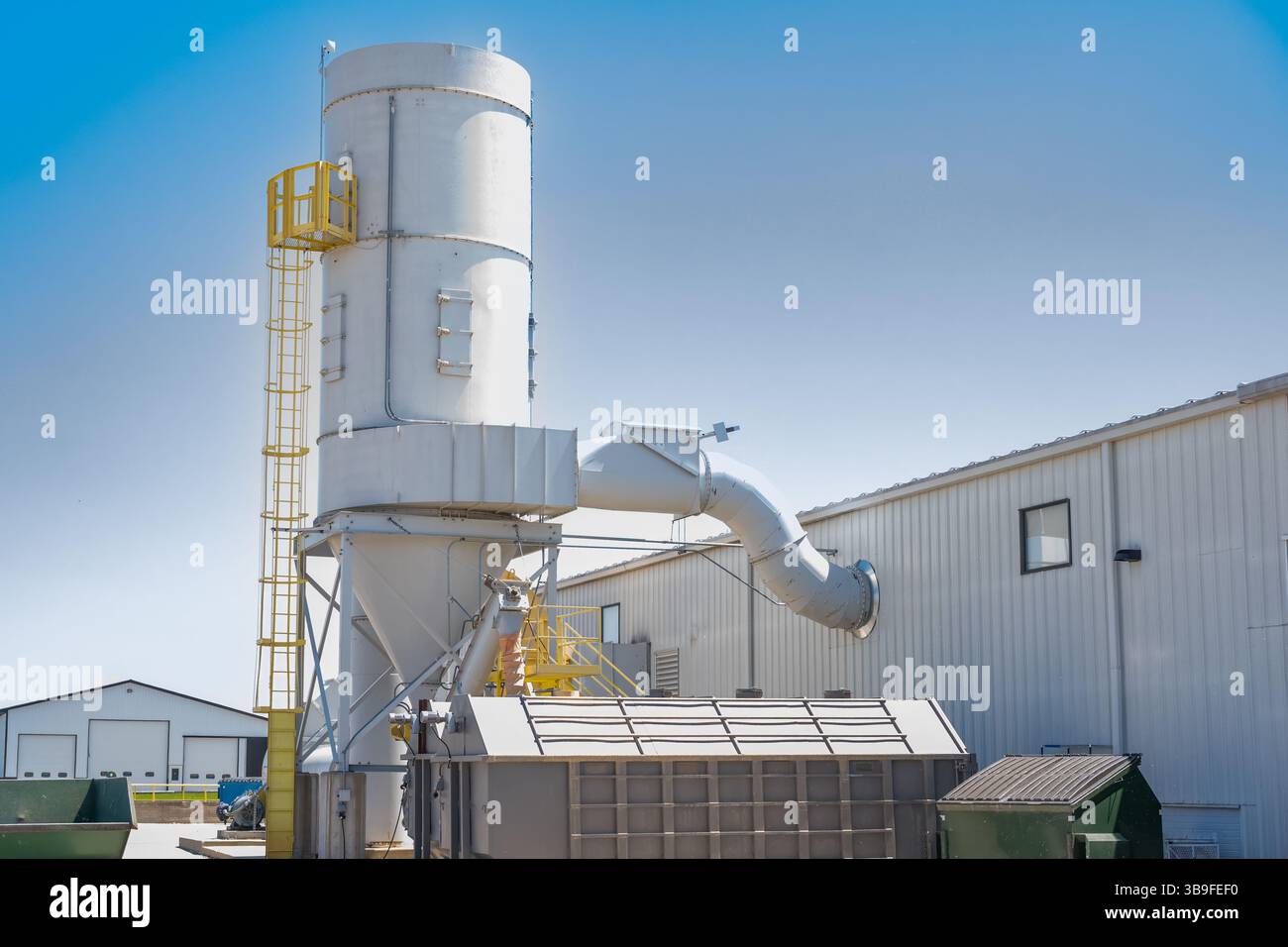 Industrial cyclone separator used for air pollution control of ...