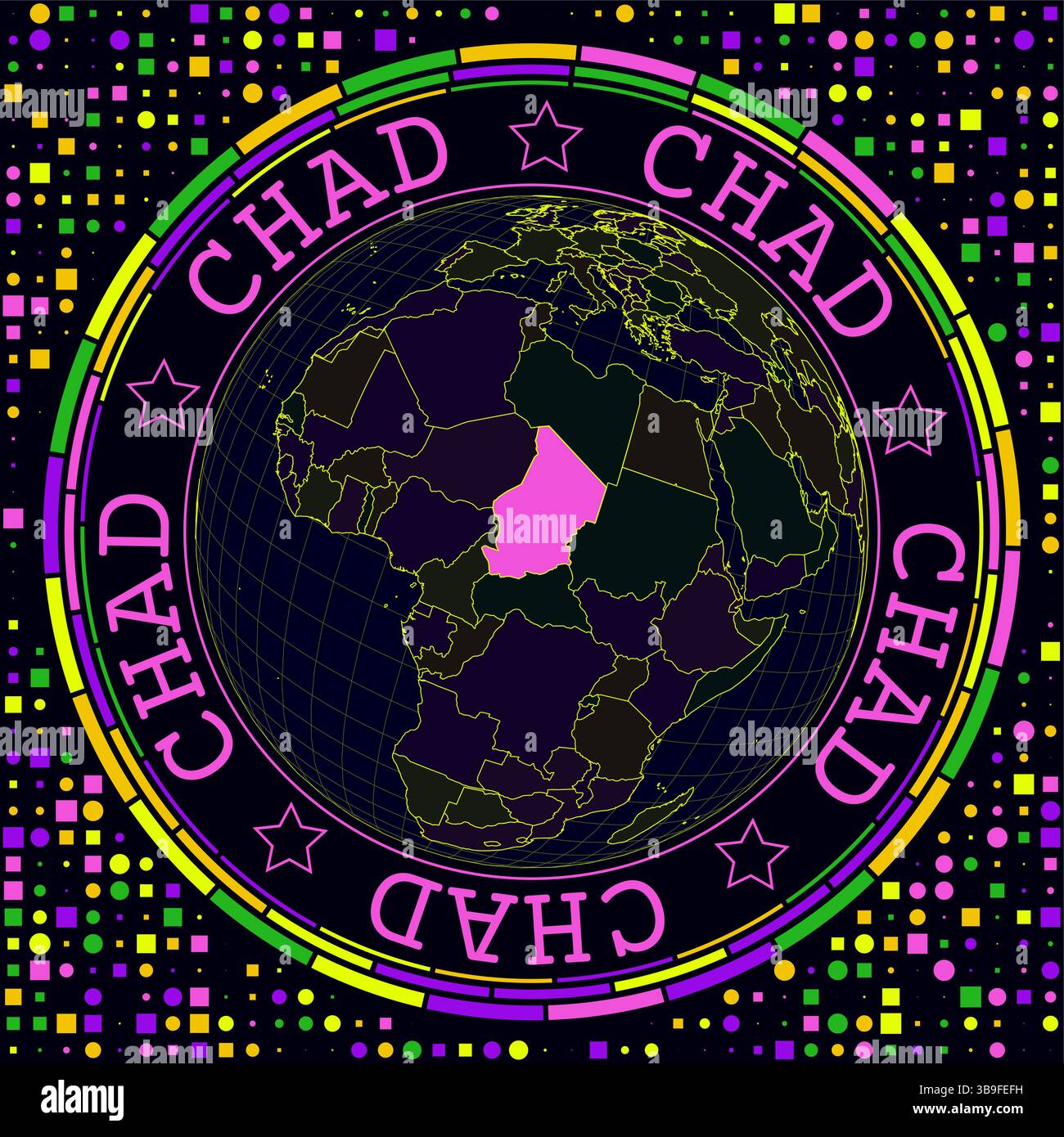 Futuristic chad on globe hi-res stock photography and images - Alamy