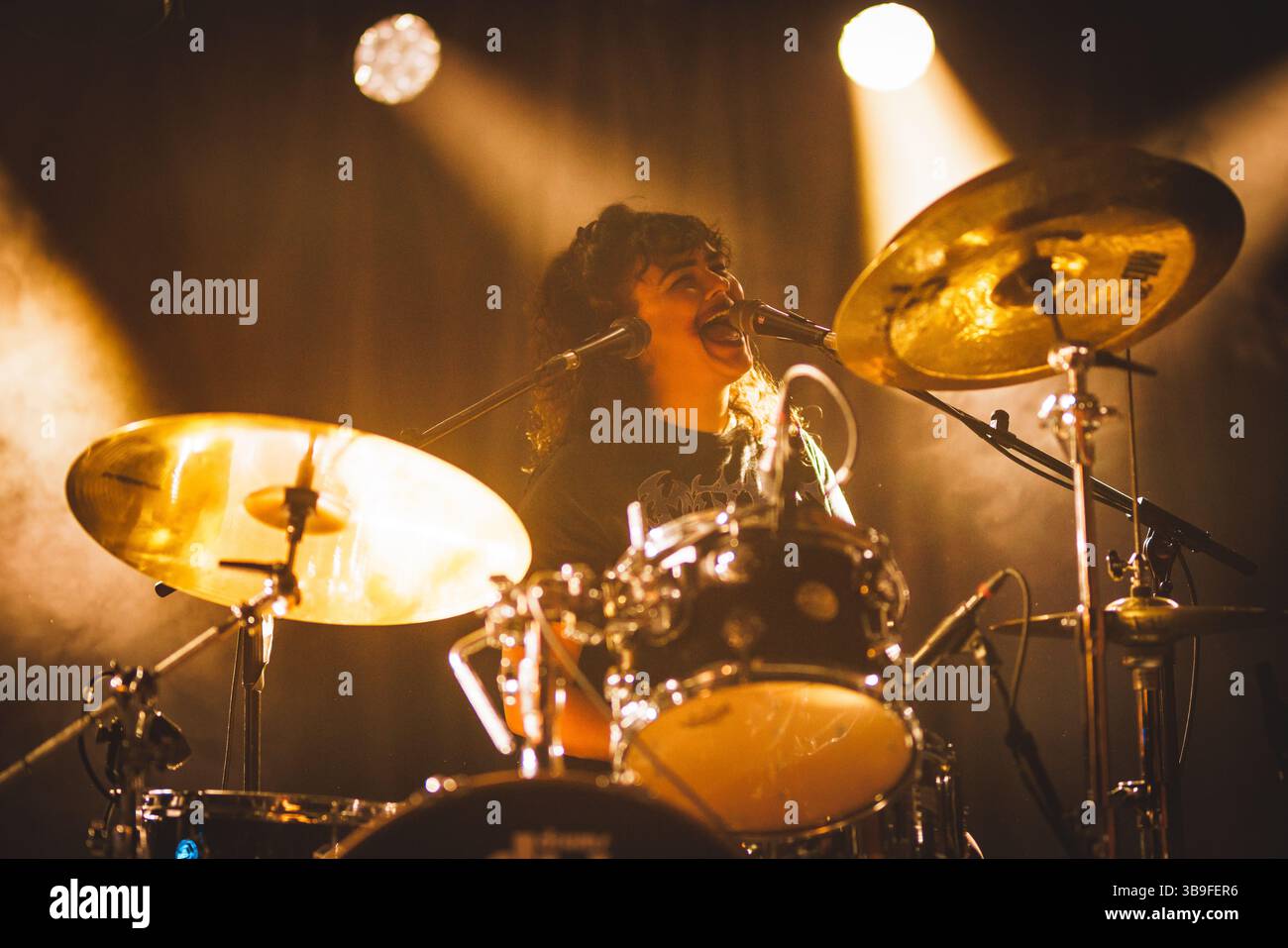 Copenhagen, Denmark. 08th, May 2025. The Danish doom metal band SLIM0 ...