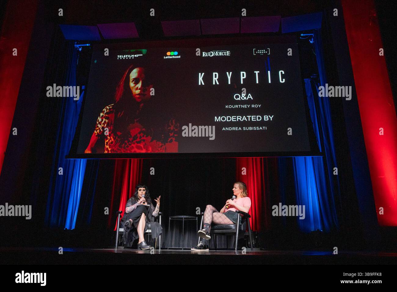 Toronto, Canada. 08th May, 2025. (L to R) Andrea Subissati and Kourtney Roy seen during the ...