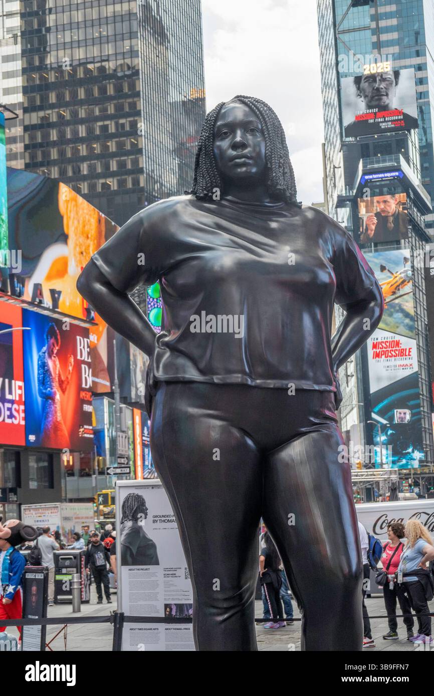Bronze statue "Grounded in the Stars" is a 12-foot female likeness on ...