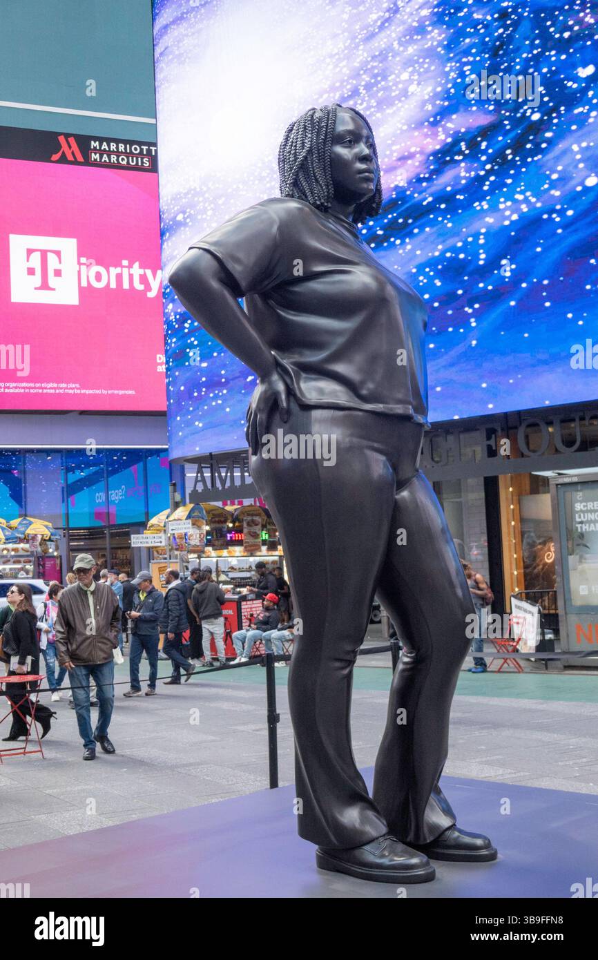 Bronze statue "Grounded in the Stars" is a 12-foot female likeness on ...