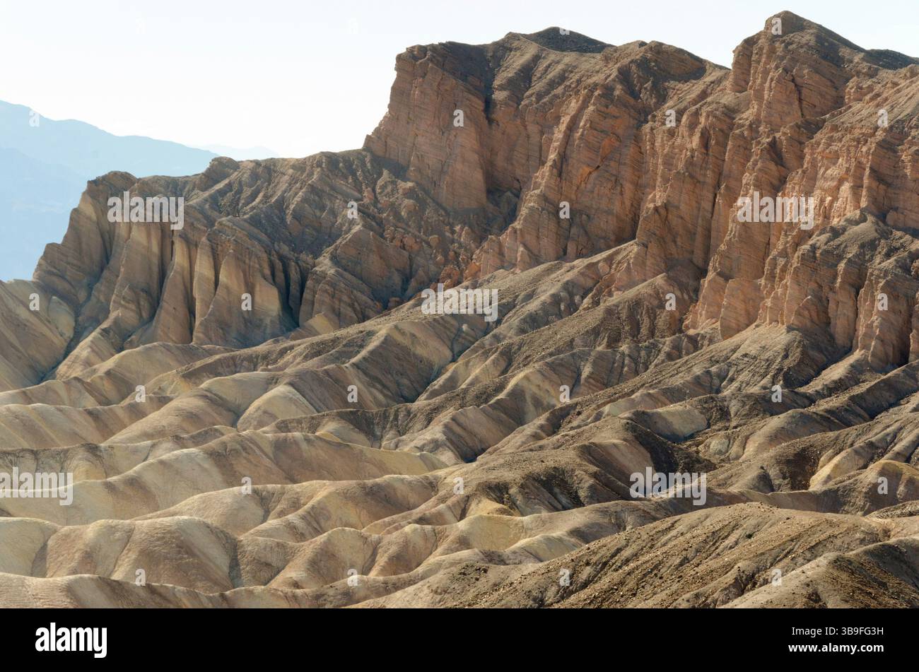 Spectacular rock formations in death valley hi-res stock photography ...